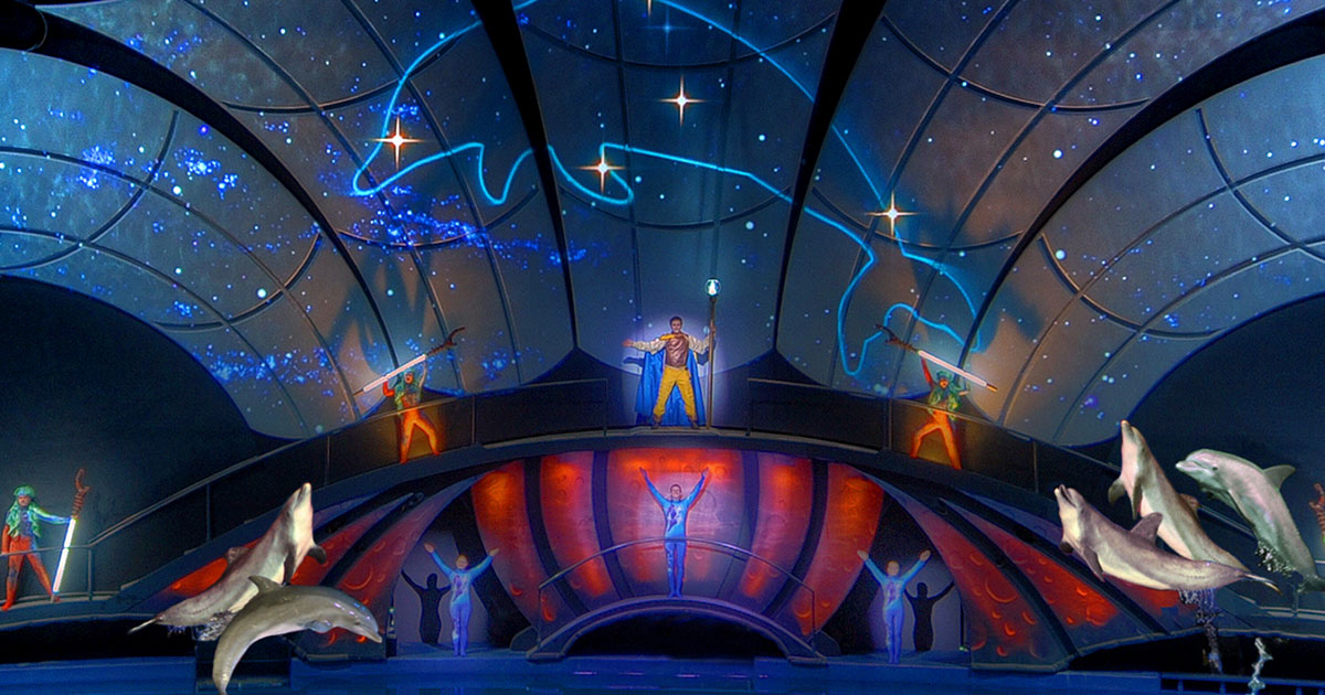 AV System Design at AT&T Dolphin Tales, Georgia Aquarium | Electrosonic