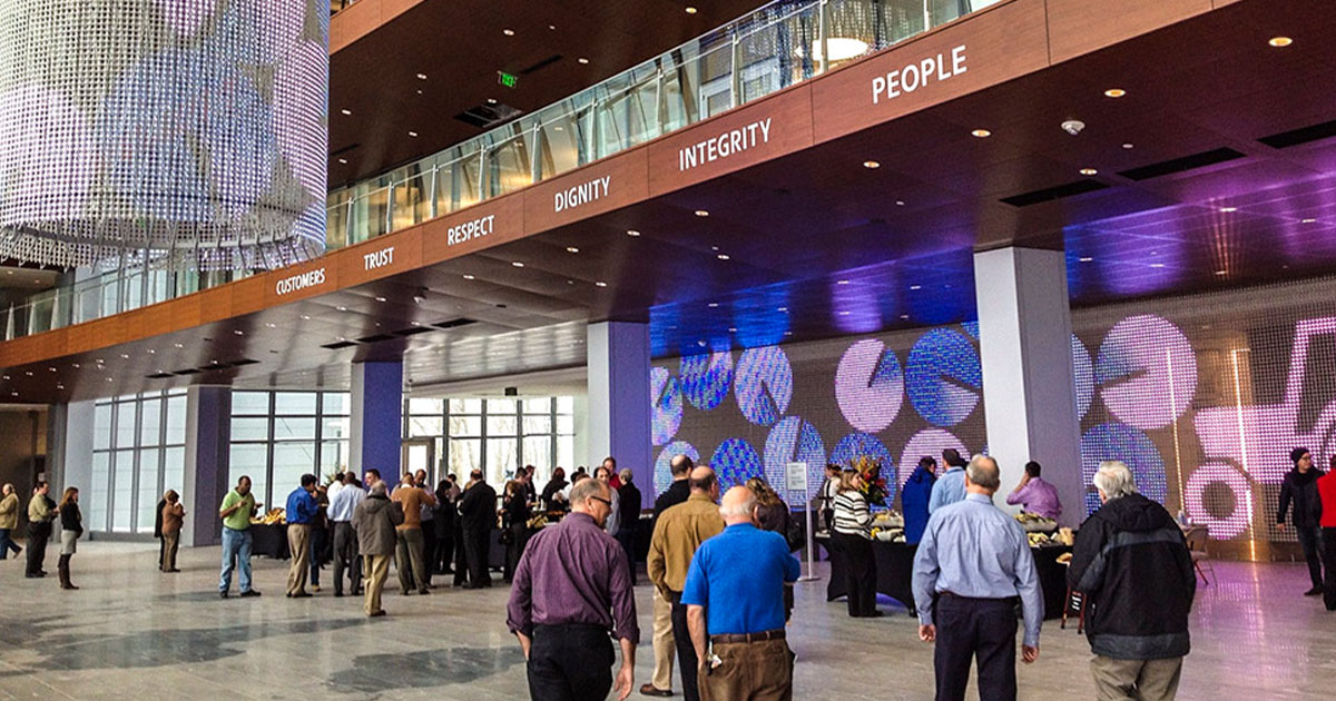 LED Wall Display Solutions at Eaton Experience Center | Electrosonic